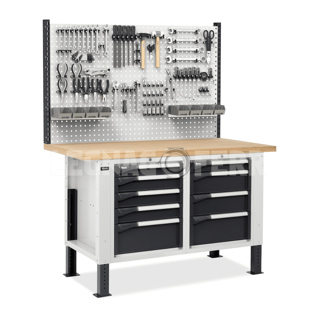 Fami MASTERBR1512 Banco da Lavoro 2 Armadi 4-5 Cassetti